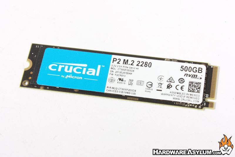 Crucial P2 500GB NVMe M 2 SSD Review Hardware Asylum Crucial P2 500GB NVMe M 2 SSD Review Hardware Asylum
